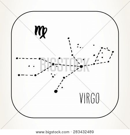 Virgo Hand Drawn Vector & Photo (Free Trial) | Bigstock