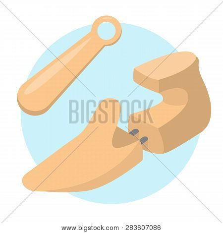 Shoehorn Shoe Tree. Vector & Photo (Free Trial) | Bigstock