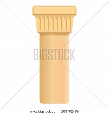 Pillar Icon. Cartoon Vector & Photo (Free Trial) | Bigstock