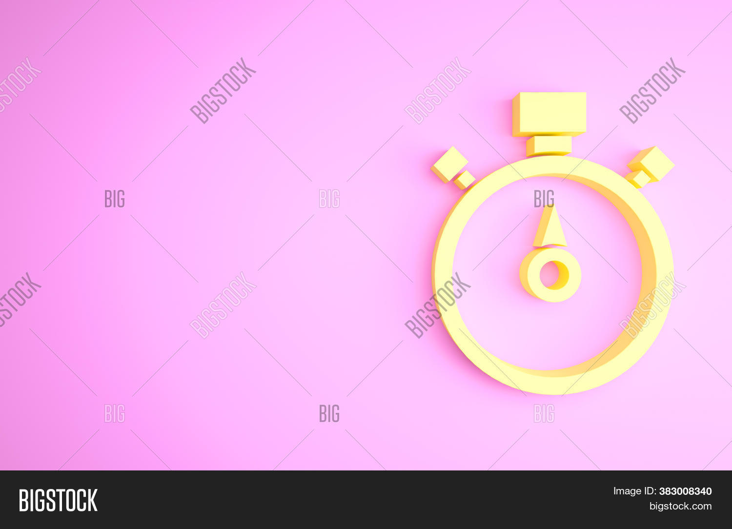 Yellow Stopwatch Icon Image & Photo (Free Trial) | Bigstock