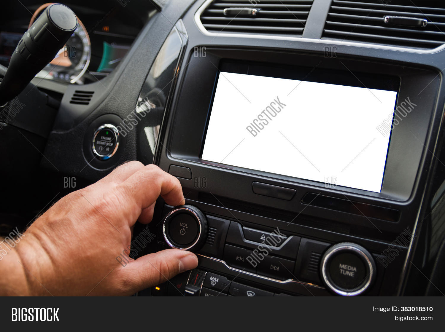 Male Driver Controls Image & Photo (Free Trial) | Bigstock