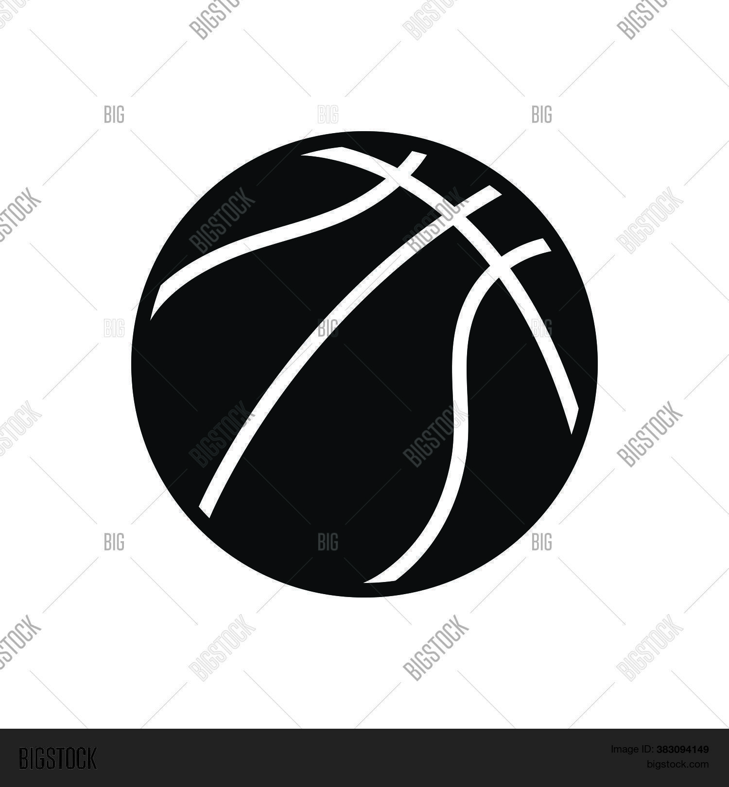 Black Solid Icon Ball Vector & Photo (Free Trial) | Bigstock