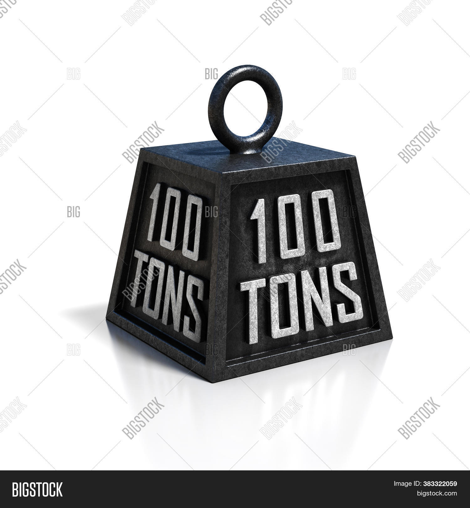 100 Tons Weight 3d Image & Photo (Free Trial) | Bigstock