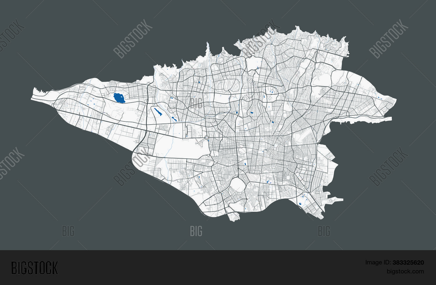 Tehran Map. Detailed Vector & Photo (Free Trial) | Bigstock