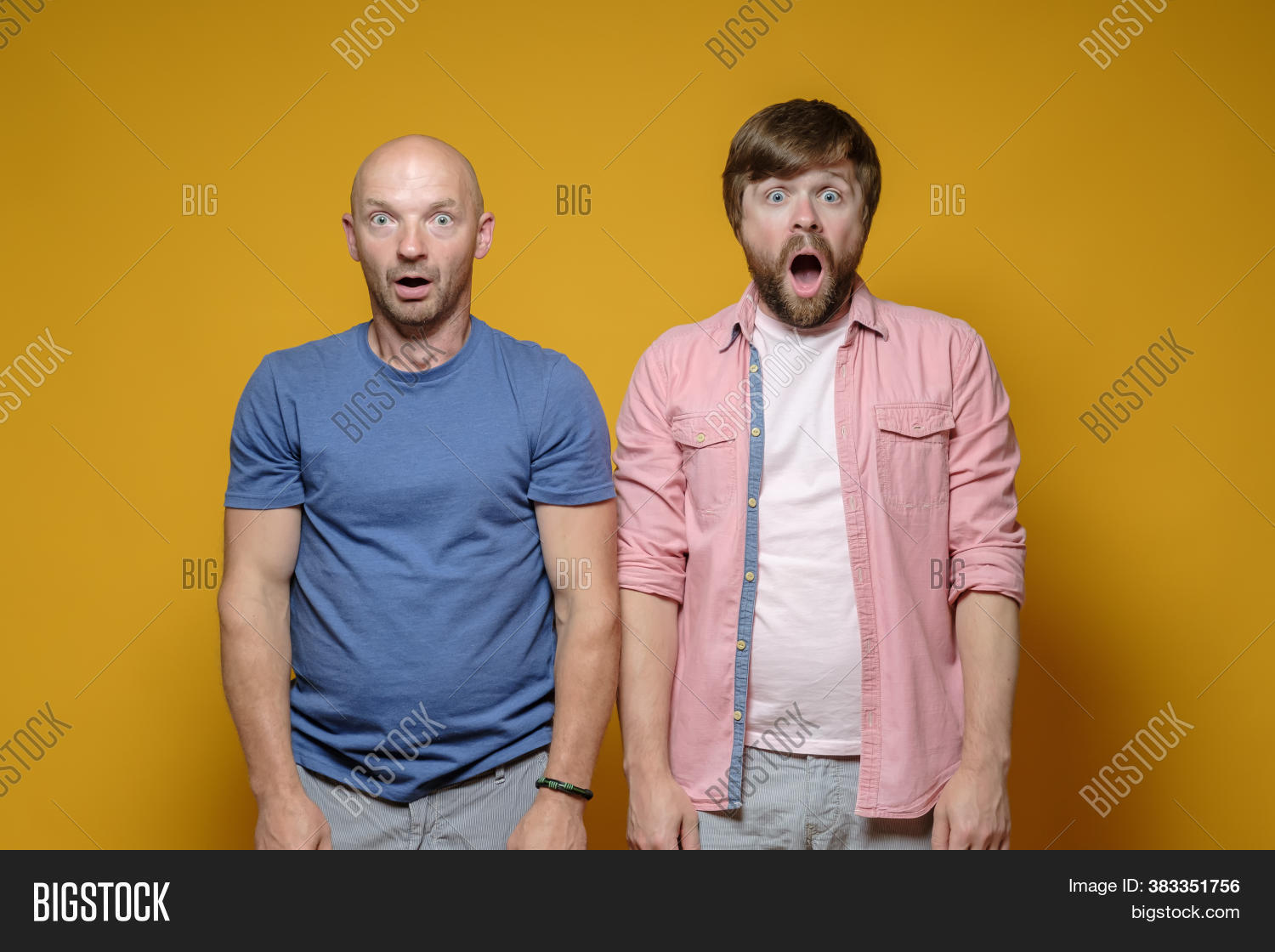 Surprised Man Standing