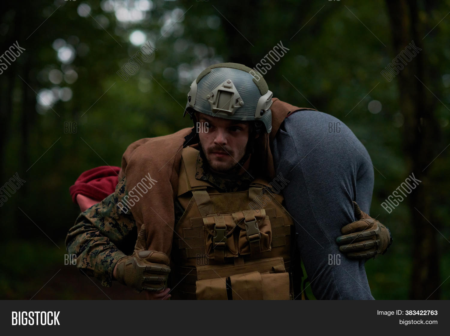 Soldier Rescue Image & Photo (Free Trial) | Bigstock