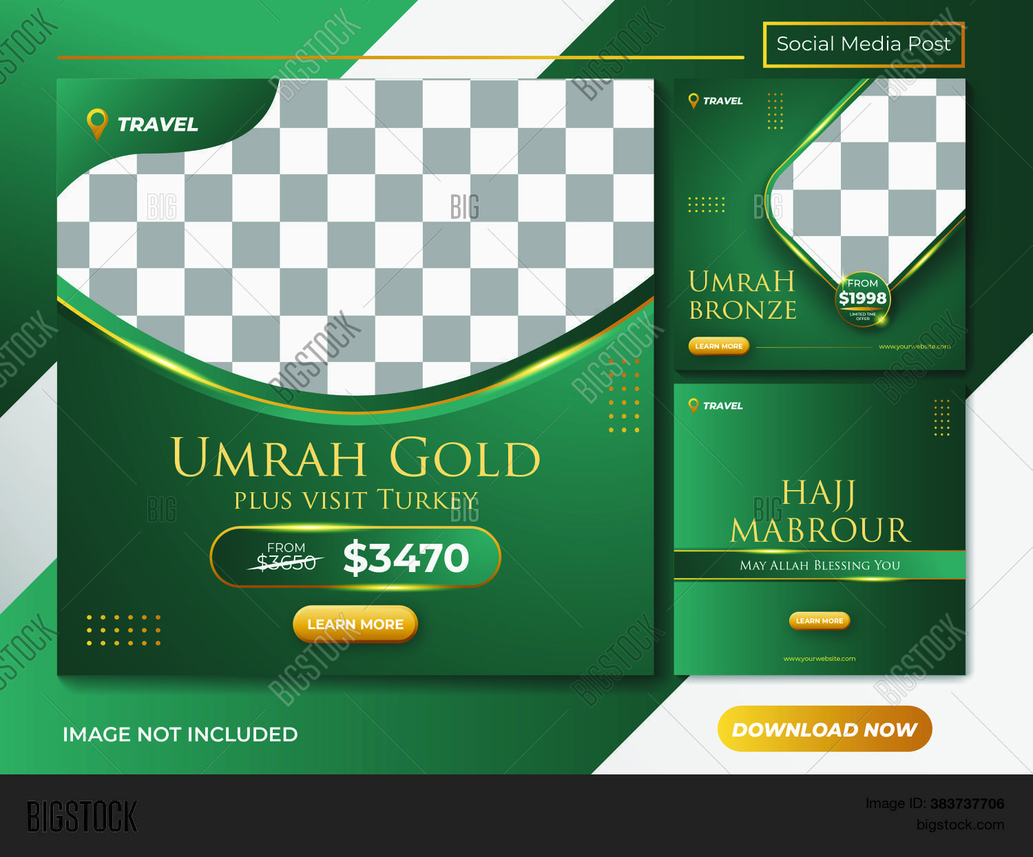 Luxury Islamic Umrah Vector & Photo (Free Trial) | Bigstock