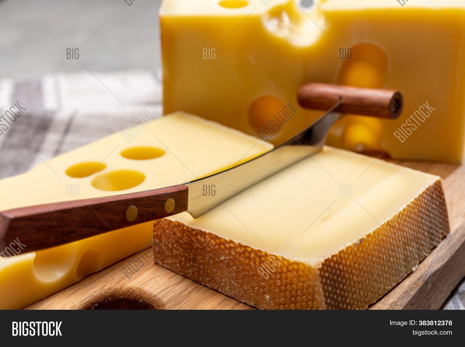Swiss Cheeses, Block Image & Photo (Free Trial) | Bigstock