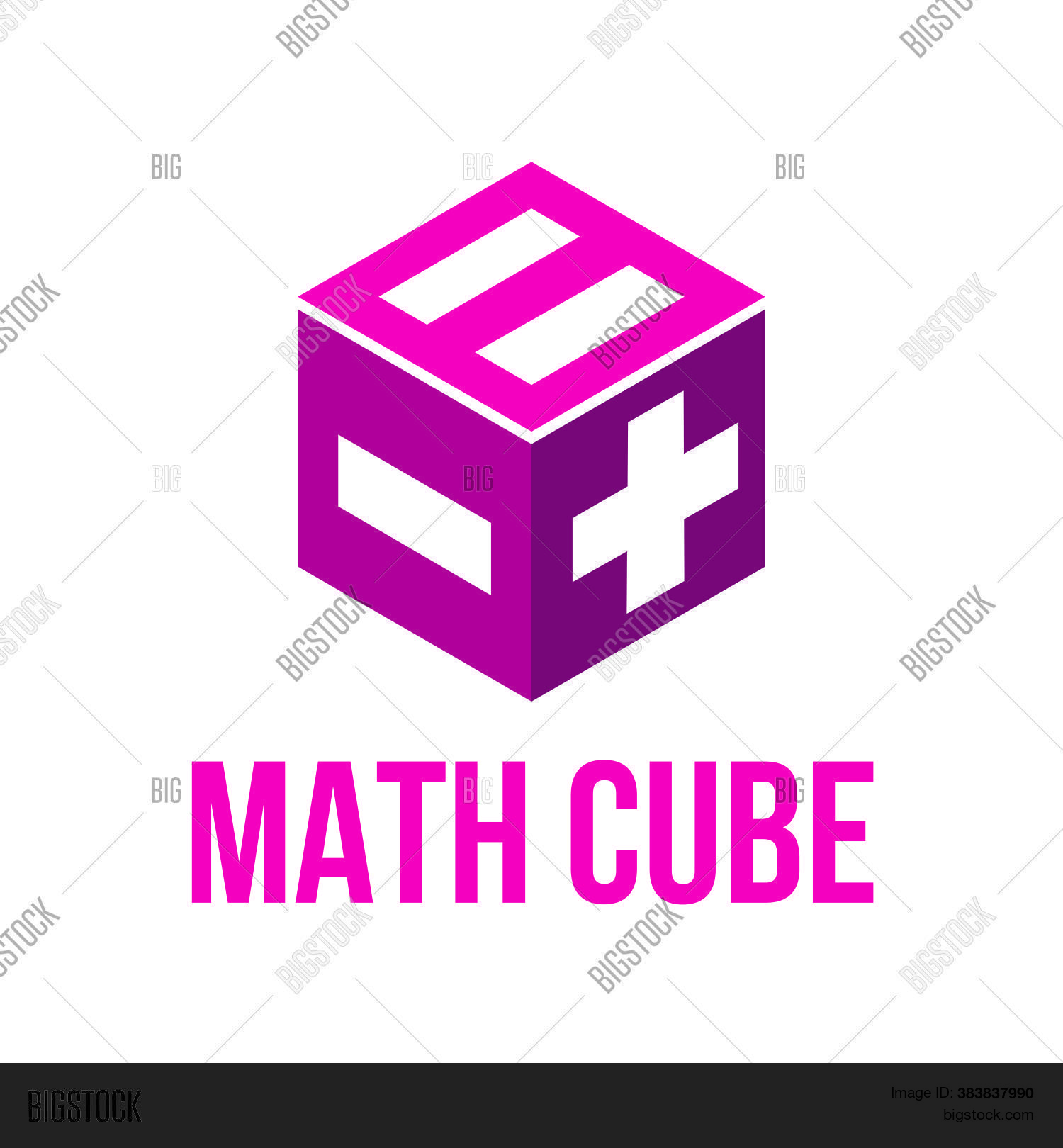 Cube Box Logo Math Vector & Photo (Free Trial) | Bigstock