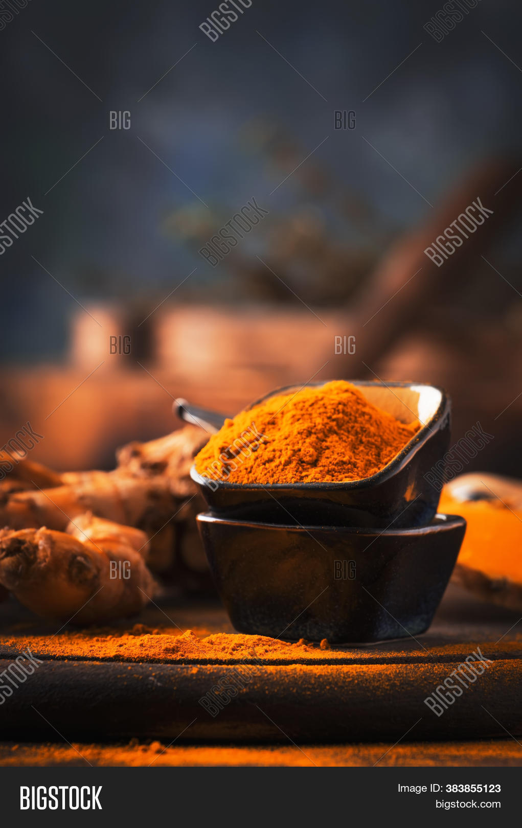 Turmeric Powder Fresh Image & Photo (Free Trial) | Bigstock