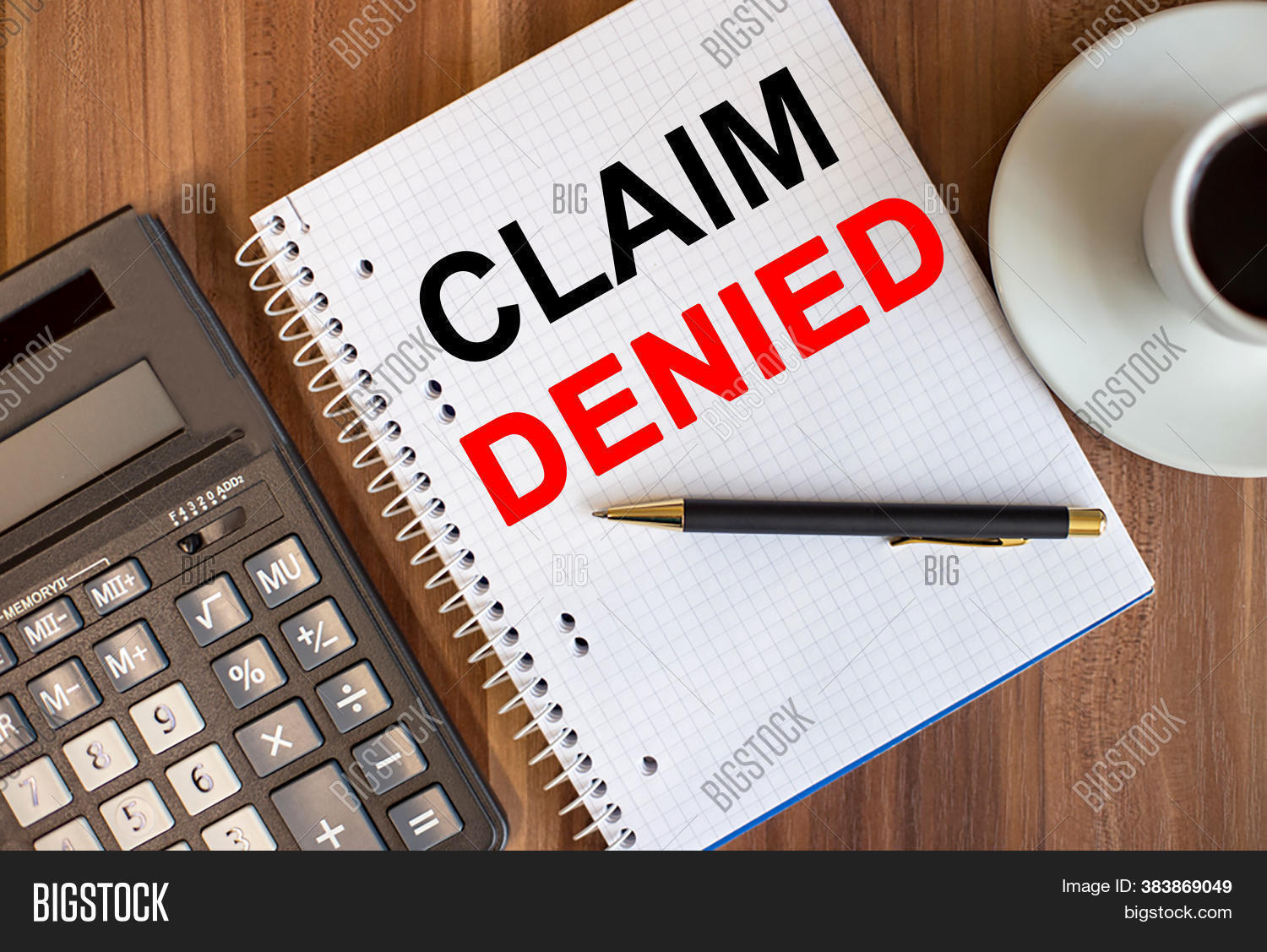 Claim Denied Written Image & Photo (Free Trial) | Bigstock