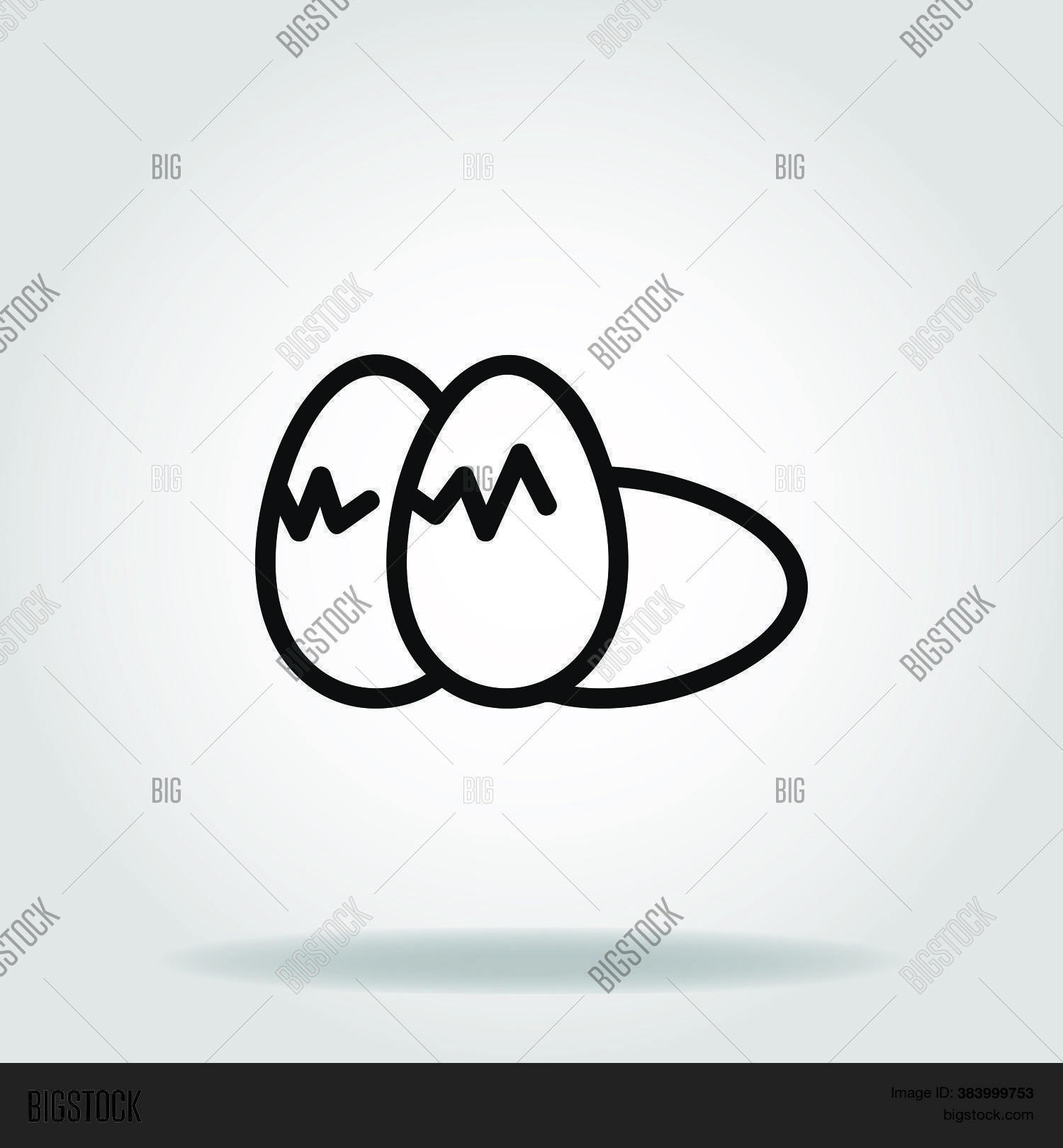 Logo Symbol Egg Icon Vector & Photo (Free Trial) | Bigstock
