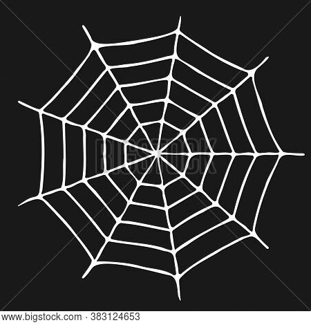 White Spider Web On Vector & Photo (Free Trial) | Bigstock