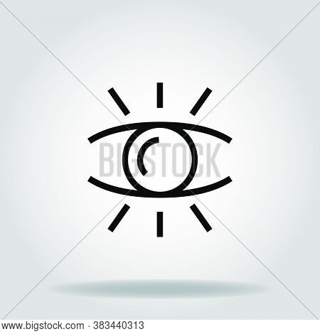 Logo Symbol Red Eye Vector & Photo (Free Trial) | Bigstock