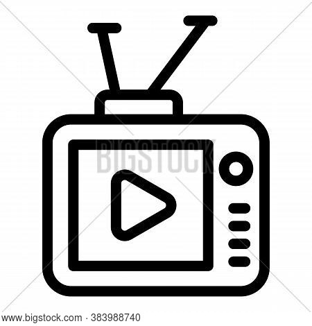 Tv Player Icon. Vector & Photo (Free Trial) | Bigstock