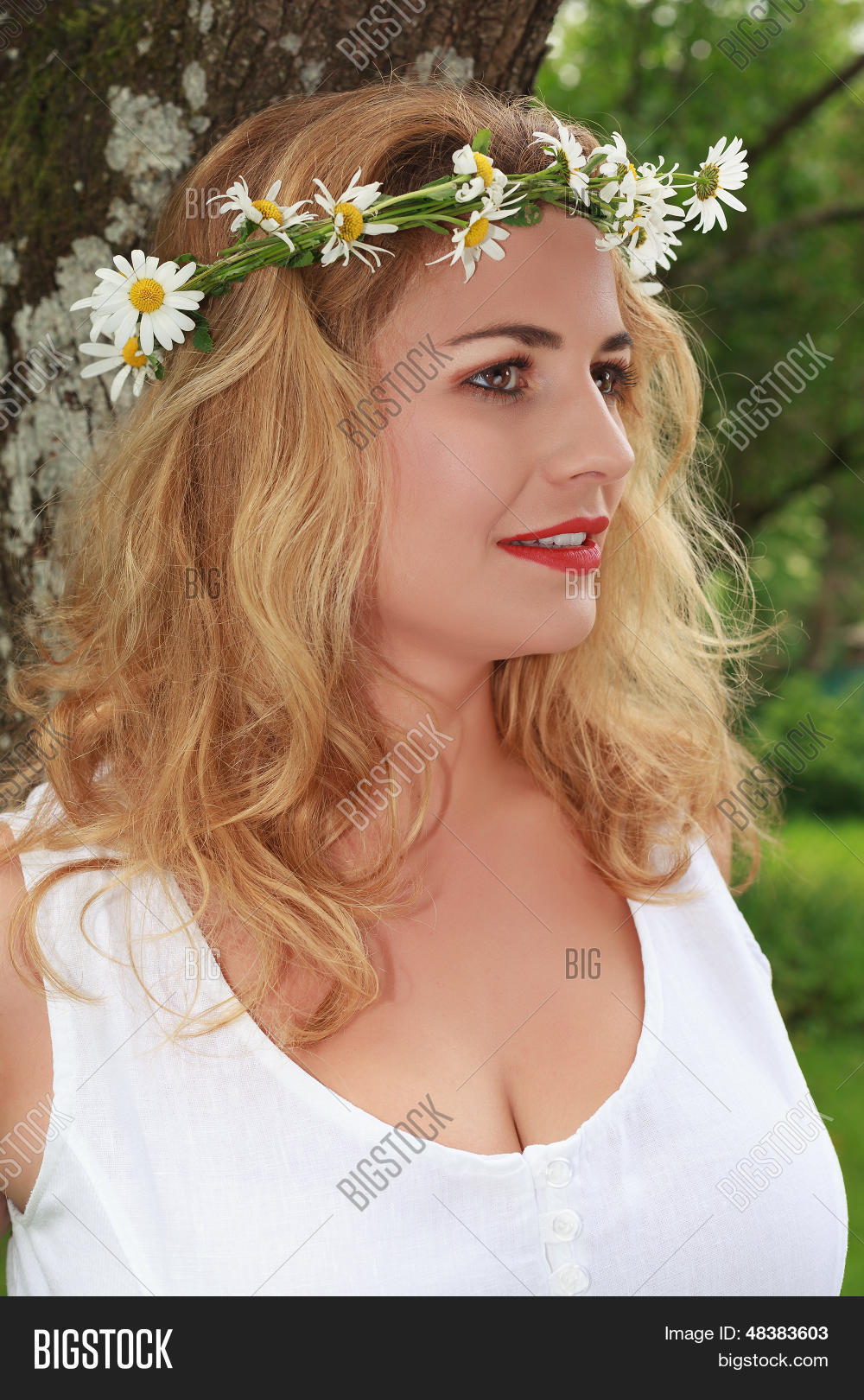 Blonde Girl Big Image And Photo Free Trial Bigstock