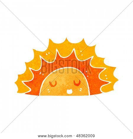 Retro Cartoon Sun Vector & Photo (Free Trial) | Bigstock