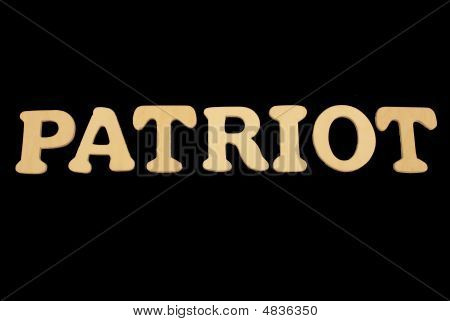 Wooden Word Patriot Image & Photo (Free Trial) | Bigstock
