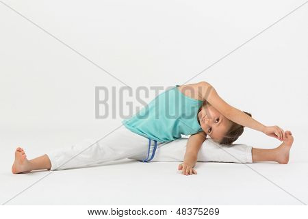 Girl Sitting On Splits Image & Photo (Free Trial) | Bigstock