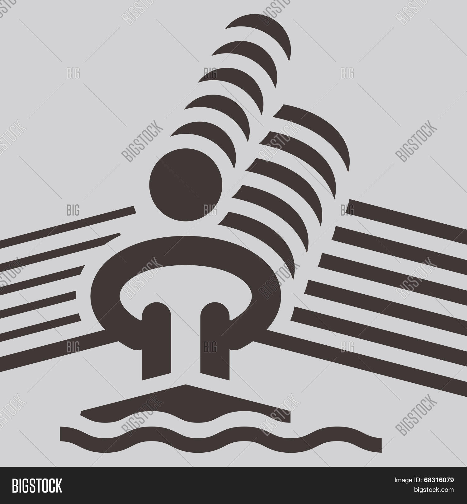 Rowing Icons Vector & Photo (Free Trial) | Bigstock