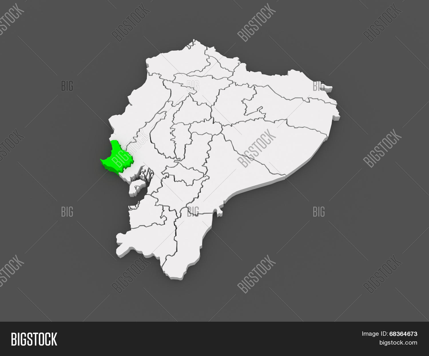 Map Santa Elena. Image & Photo (Free Trial) | Bigstock