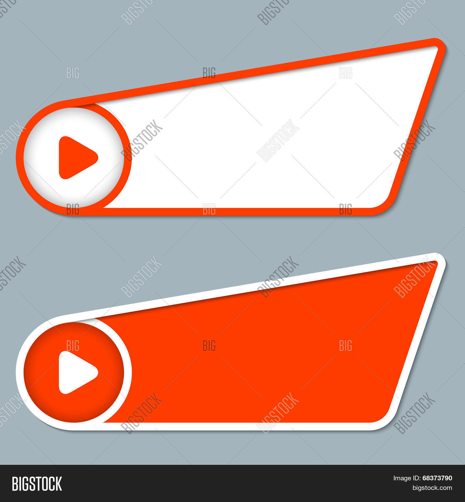 Two Orange Boxes Any Vector & Photo (Free Trial) | Bigstock