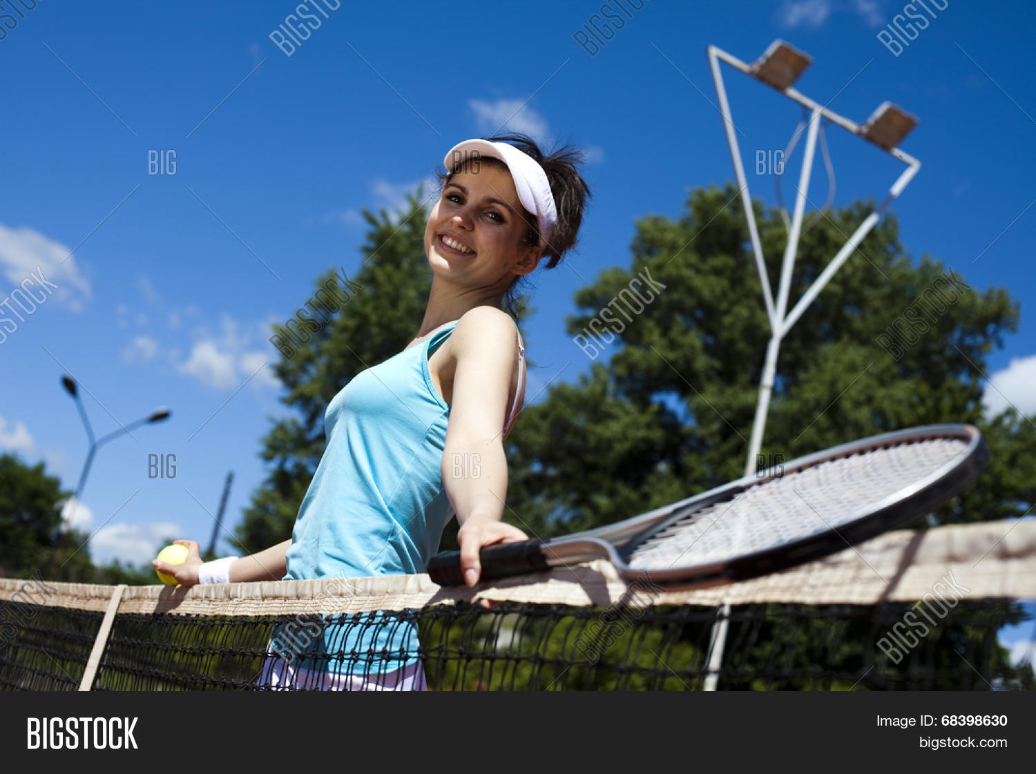 Girl Playing Tennis On Image & Photo (Free Trial) | Bigstock