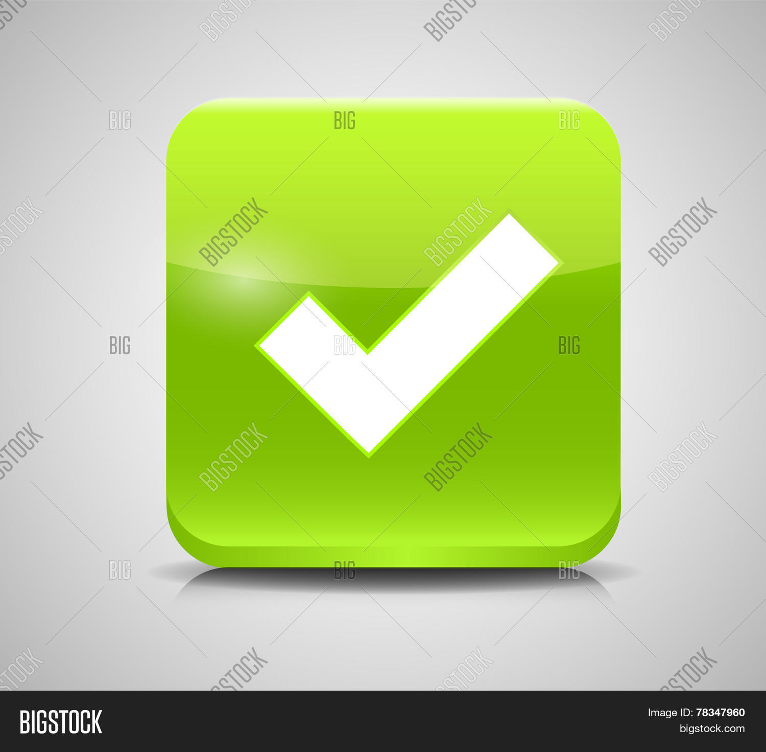Vector Green Check Vector & Photo (Free Trial) | Bigstock