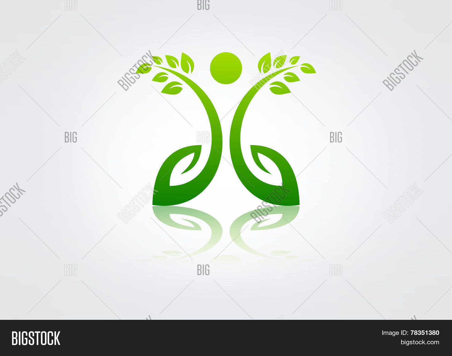Green Body Fit Logo Vector & Photo (Free Trial) | Bigstock