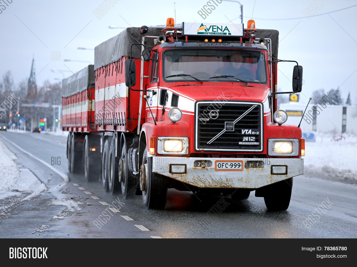 Volvo N12 Full Trailer Image & Photo (Free Trial) | Bigstock