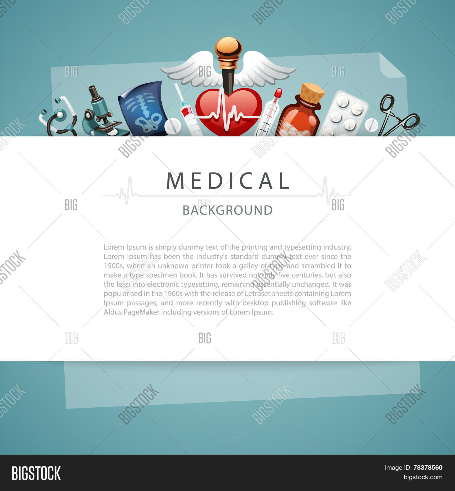 Blue Medical Vector & Photo (Free Trial) | Bigstock