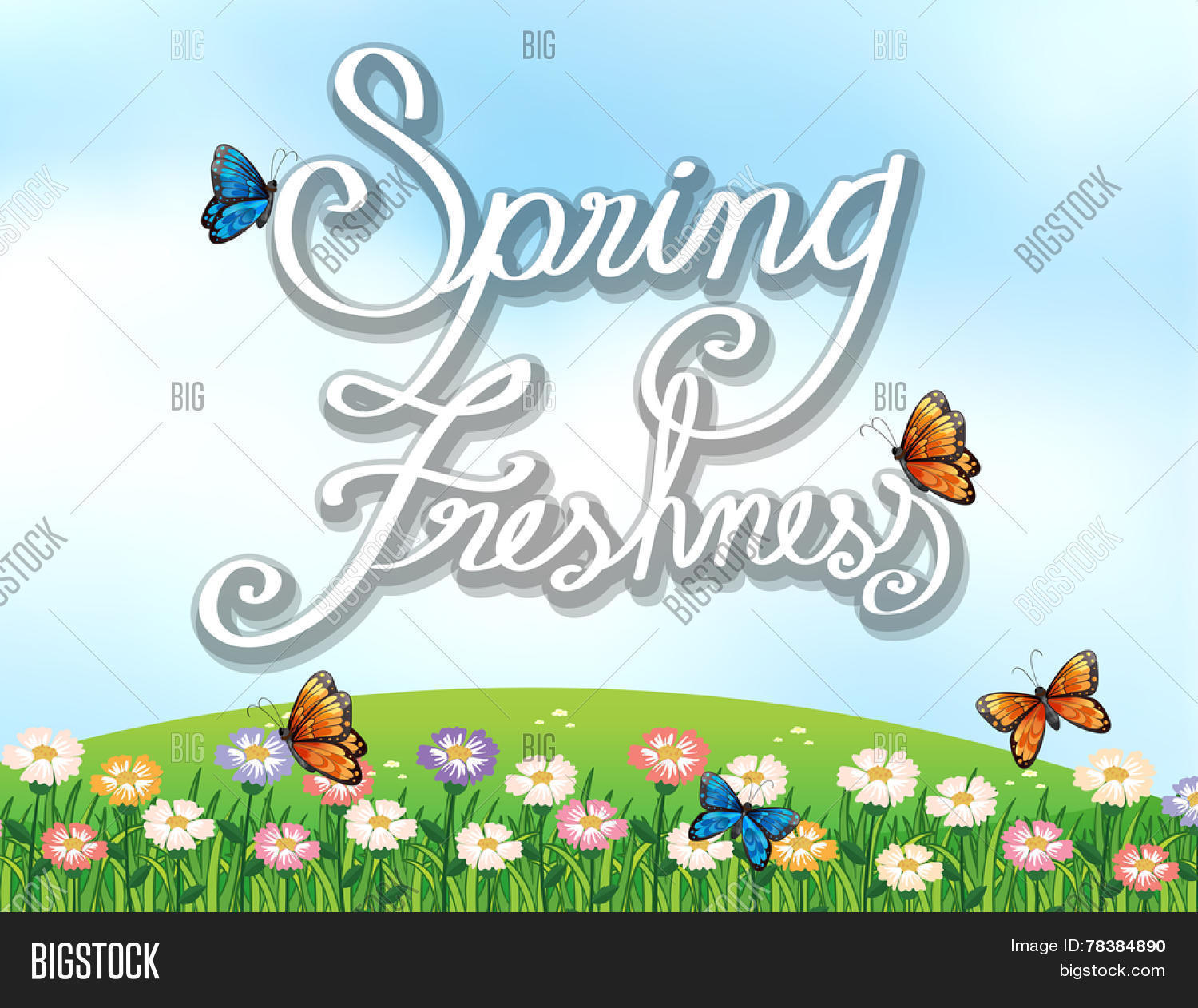 Spring Freshness Vector & Photo (Free Trial) | Bigstock