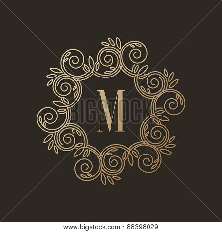 Vintage Monogram Images, Illustrations & Vectors (Free) - Bigstock