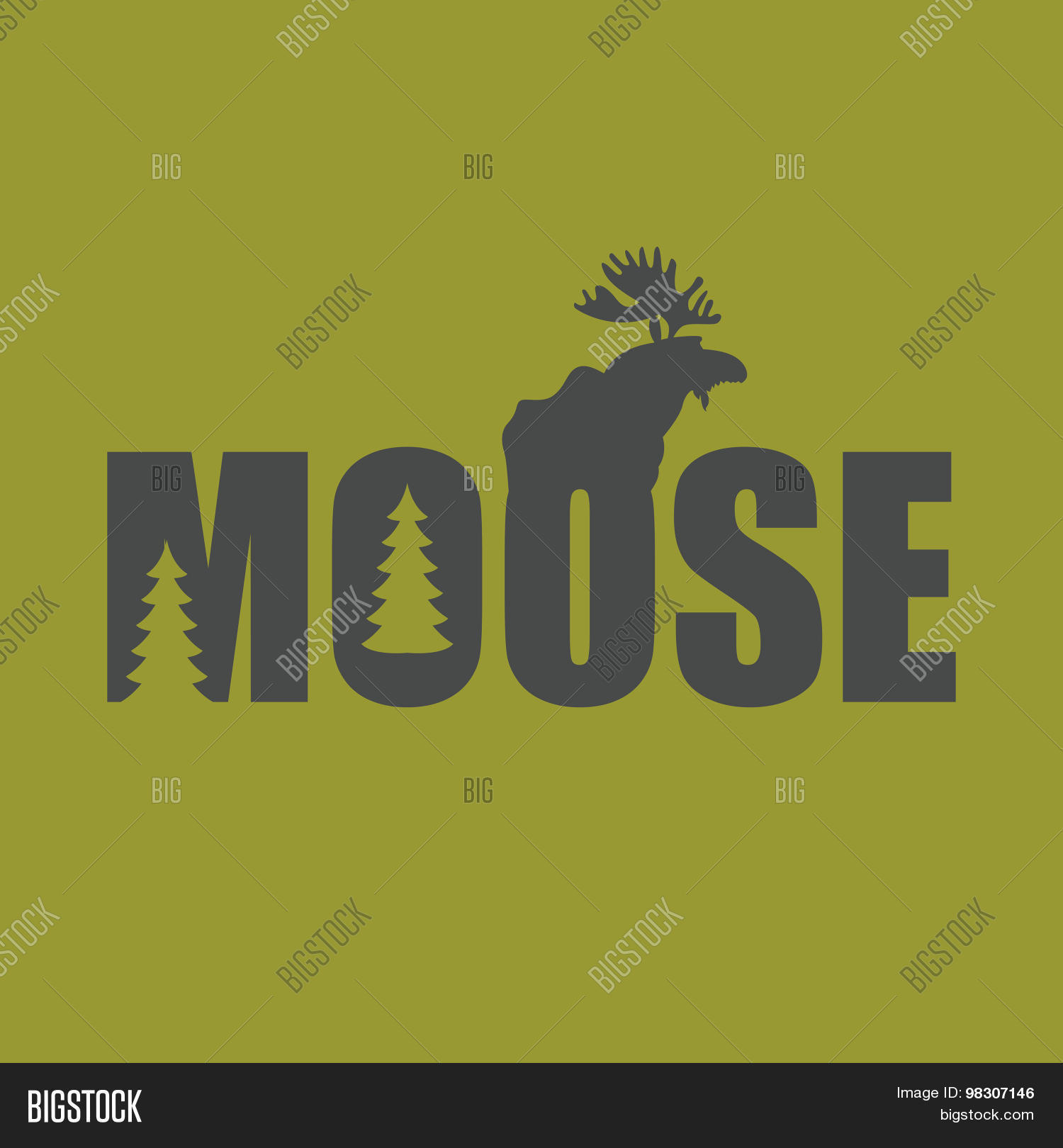 Logo, Emblem Moose Vector & Photo (Free Trial) | Bigstock