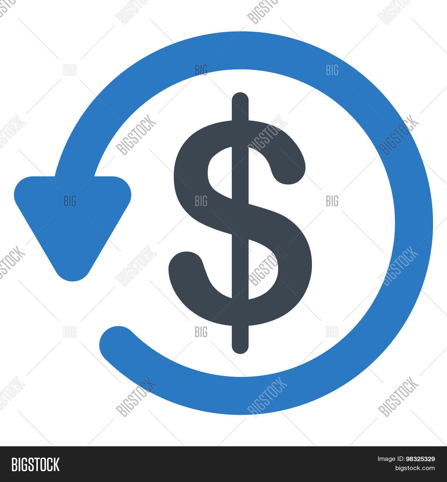 Refund Icon Business Vector & Photo (Free Trial) | Bigstock