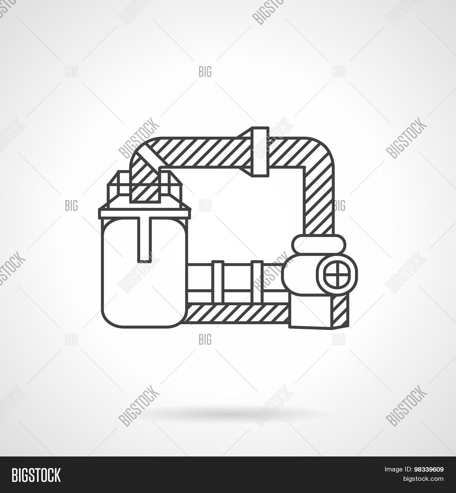 Wastewater Treatment Vector & Photo (Free Trial) | Bigstock