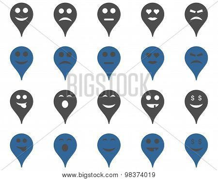 Emotion Map Marker Vector & Photo (Free Trial) | Bigstock