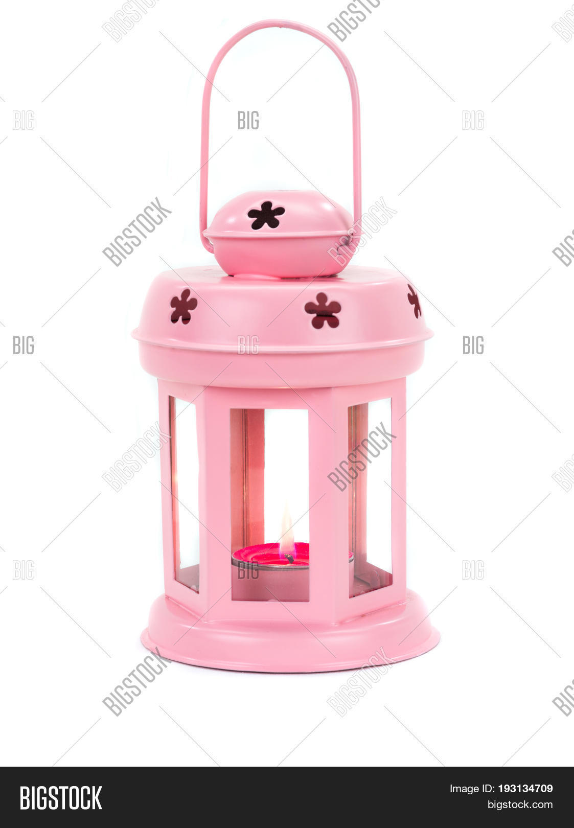 Pink Latern Isolated Image & Photo (Free Trial) | Bigstock