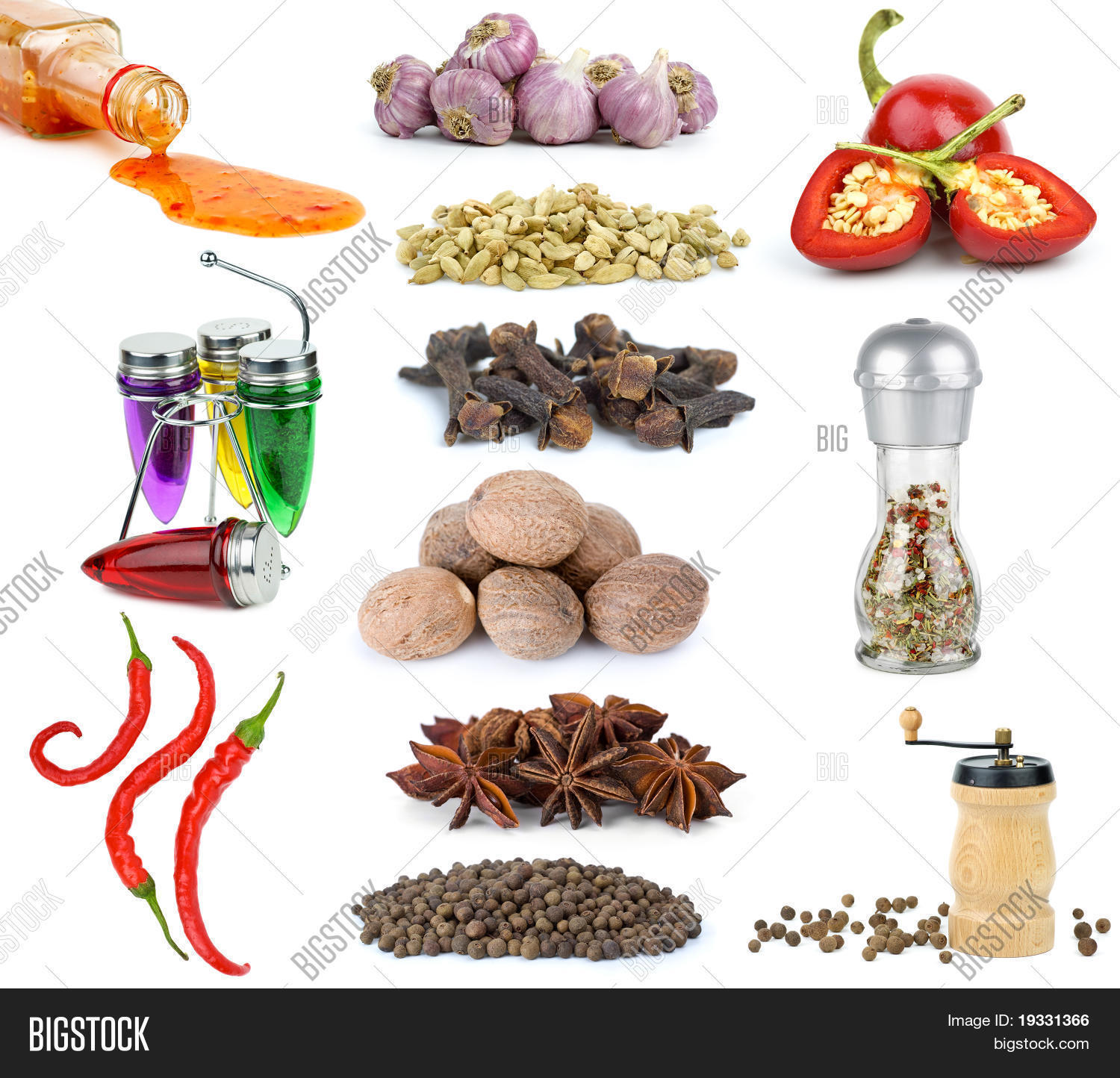 Set Different Spices Image & Photo (Free Trial) | Bigstock