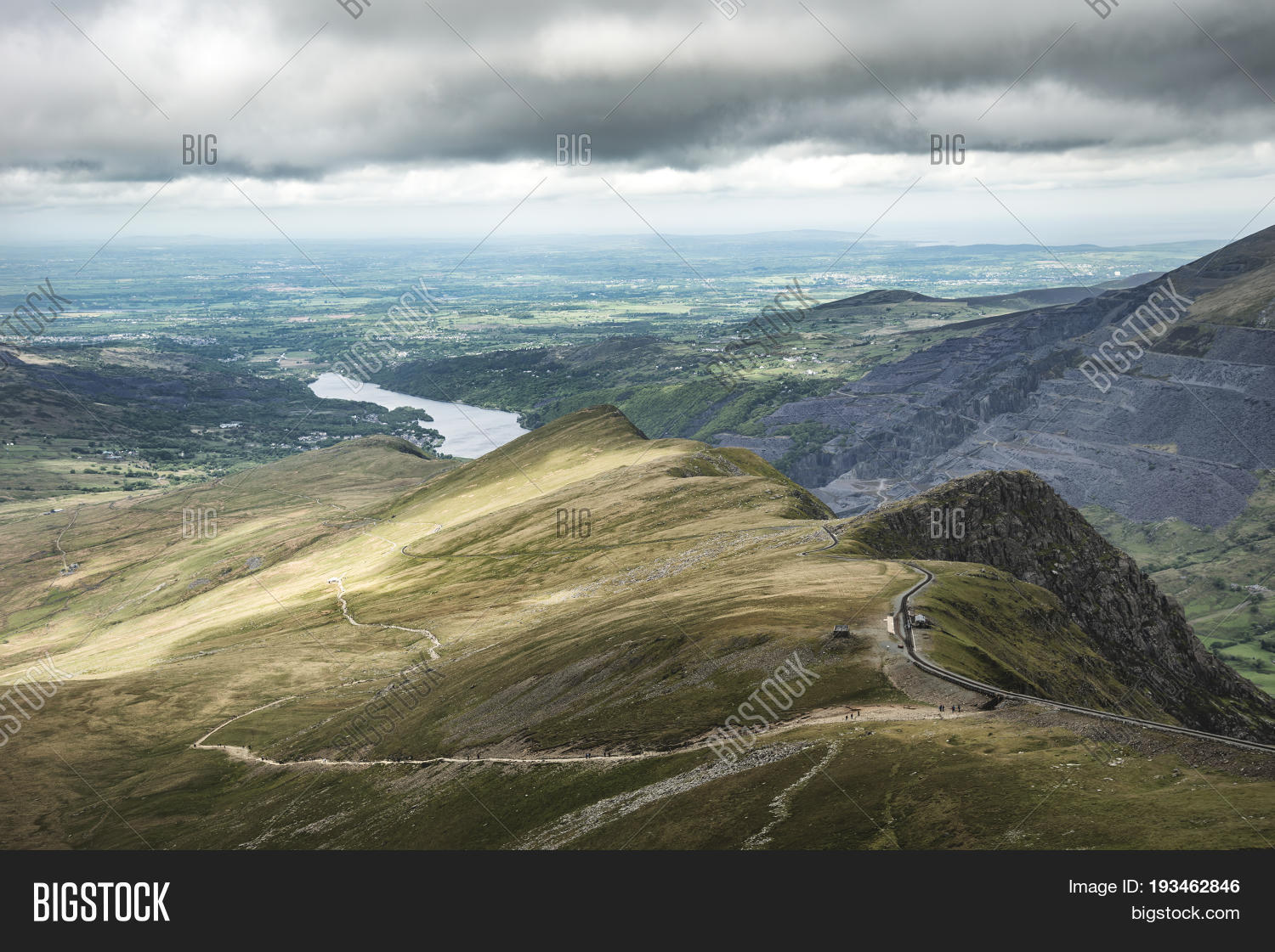 Landscape View Snowdon Image & Photo (Free Trial) | Bigstock