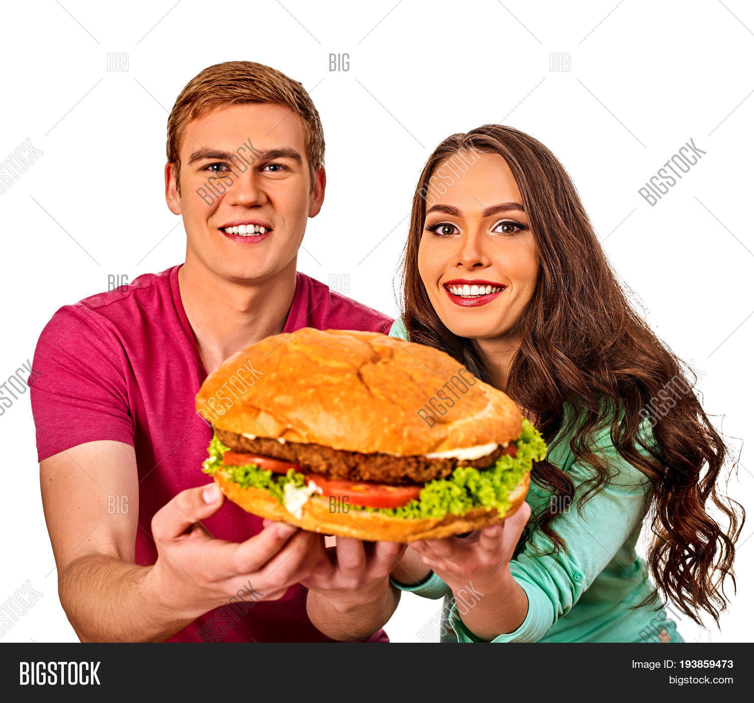 Couple Eating Fast Image & Photo (Free Trial) | Bigstock