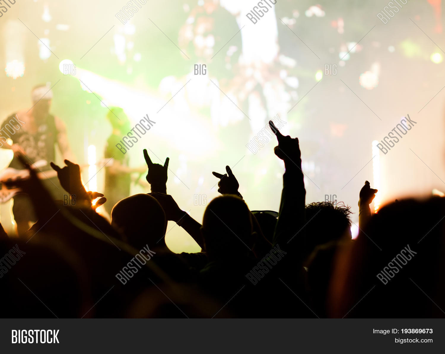 Crowd Cheering Hands Image & Photo (Free Trial) | Bigstock