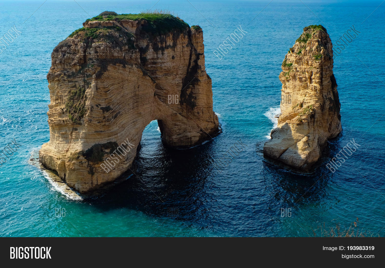 Rock Formation Sea - Image & Photo (Free Trial) | Bigstock