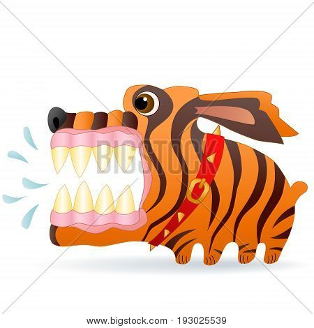 Angry Dog. Cartoon Vector & Photo (Free Trial) | Bigstock
