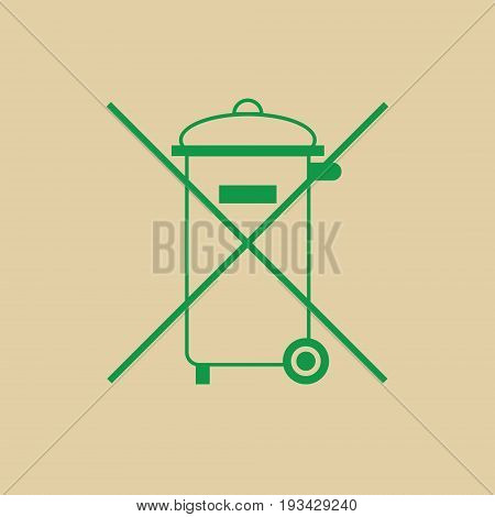 Not Into Rubbish Sign Vector & Photo (Free Trial) | Bigstock