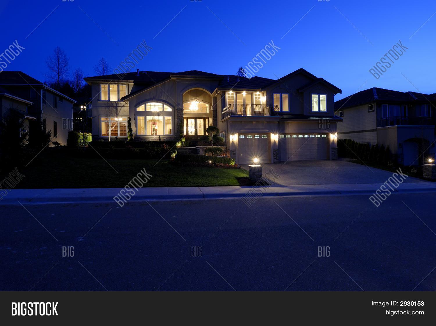 New House Night Image & Photo (Free Trial) | Bigstock