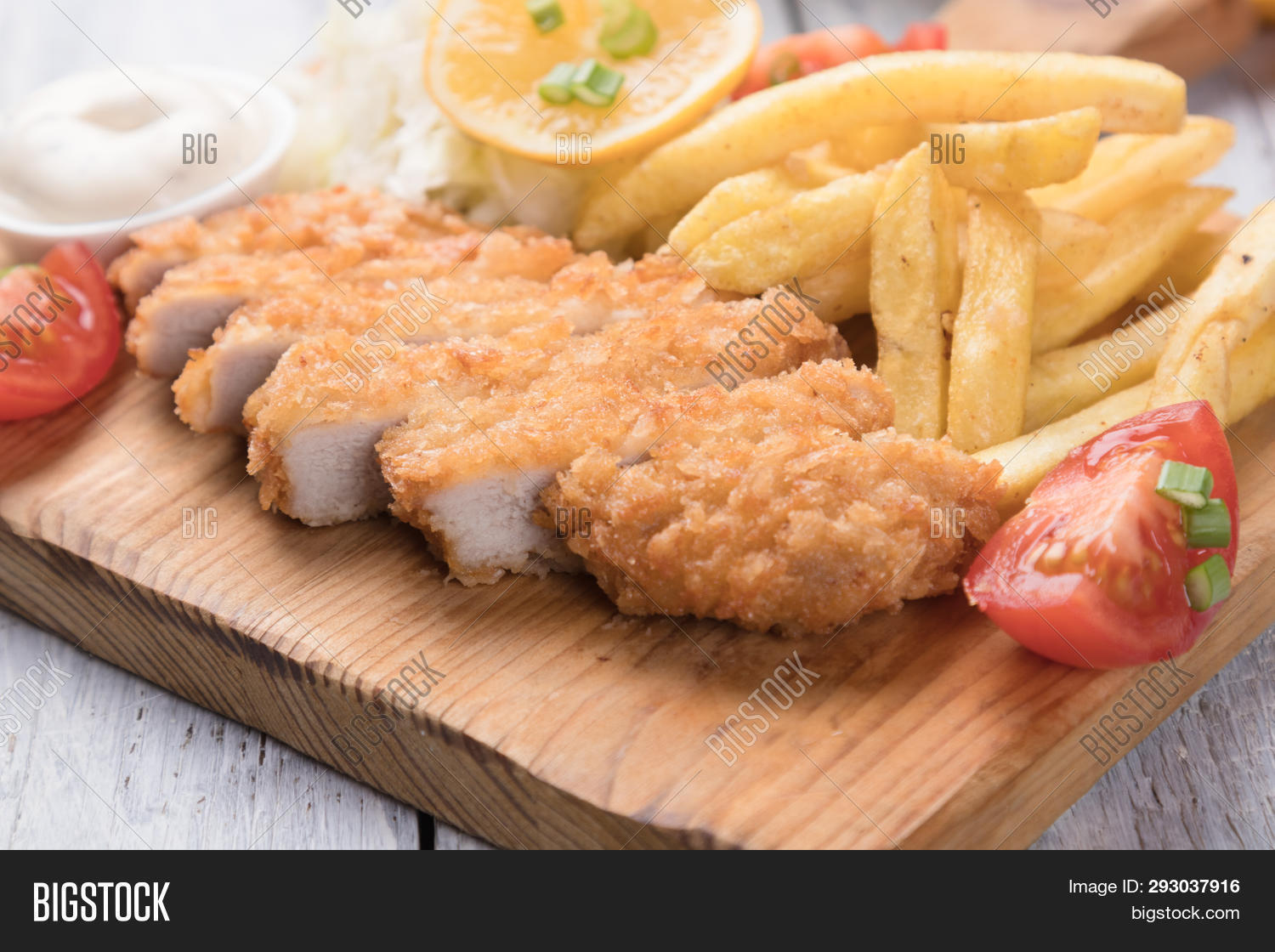 Vienna Steak, Breaded Image & Photo (Free Trial) | Bigstock