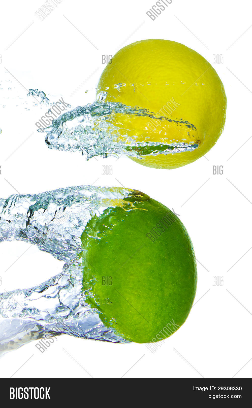 Lime Lemon Splashing Image & Photo (Free Trial) | Bigstock