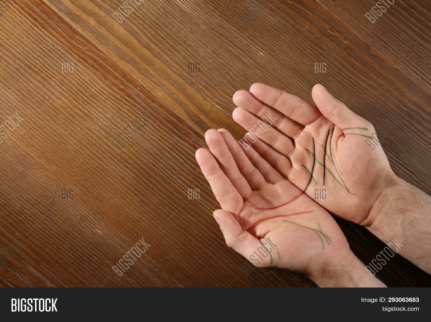 Top View Man Showing Image & Photo (Free Trial) | Bigstock