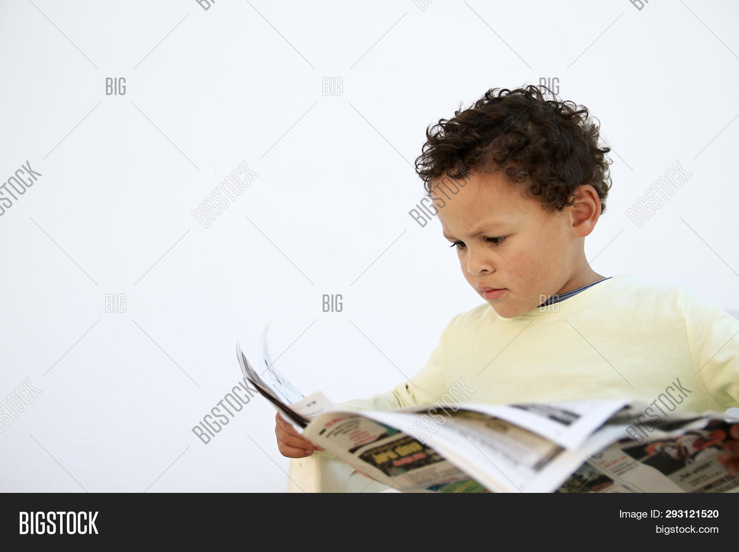 Little Boy Reading Image & Photo (Free Trial) | Bigstock